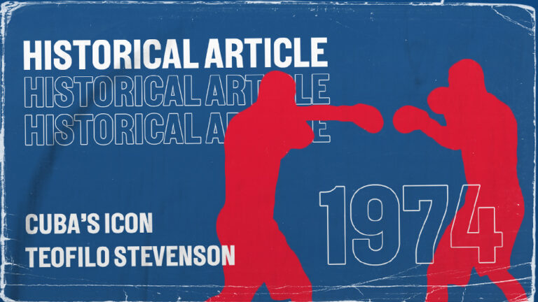 Cuba’s icon Teofilo Stevenson won gold medal at the first AIBA World ...