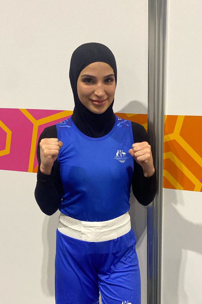 First-ever Australian boxer in hijab Tina Rahimi: I am not nice in the ...