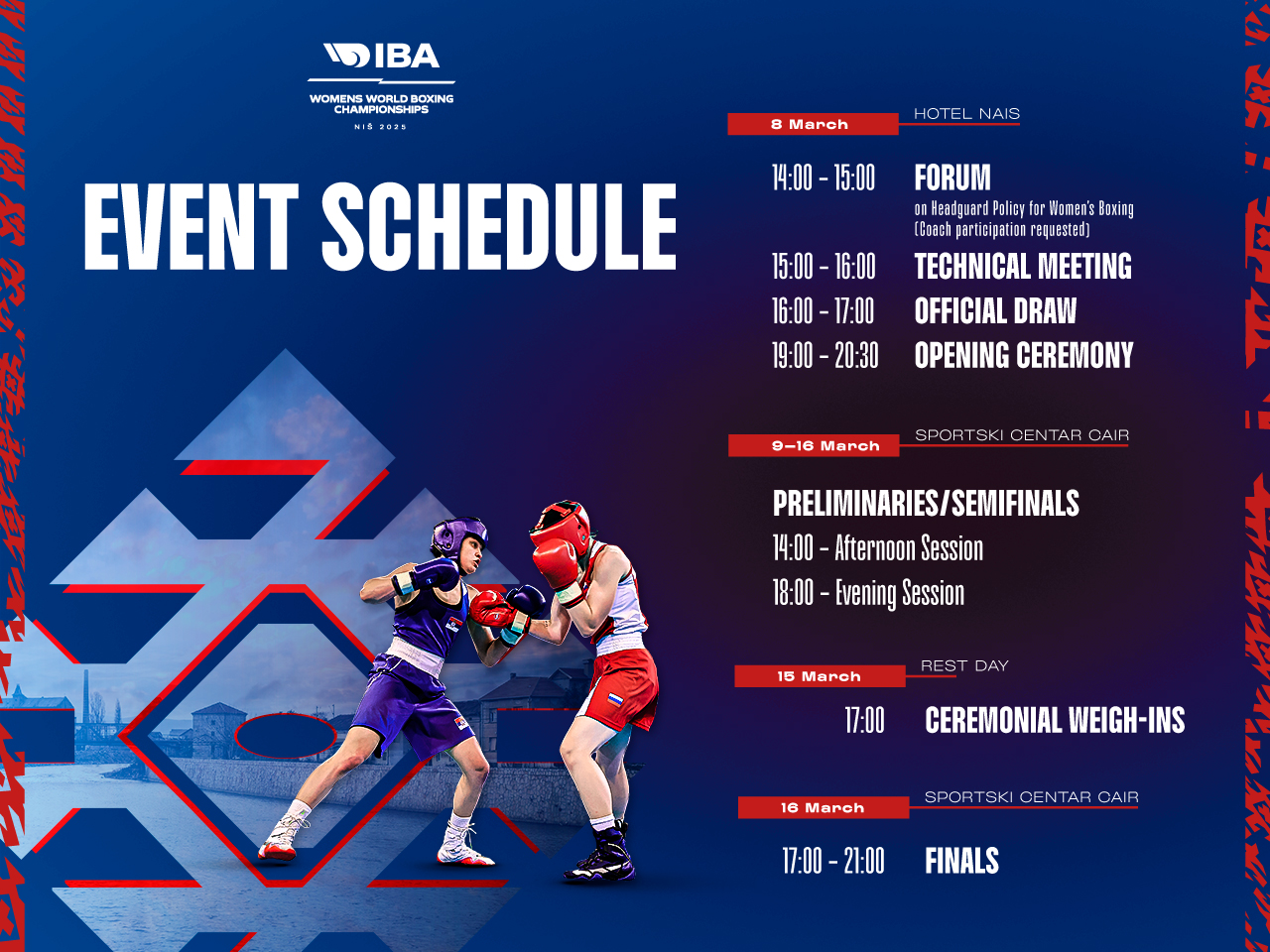 IBA Women’s World Boxing Championships Niš 2025 – IBA
