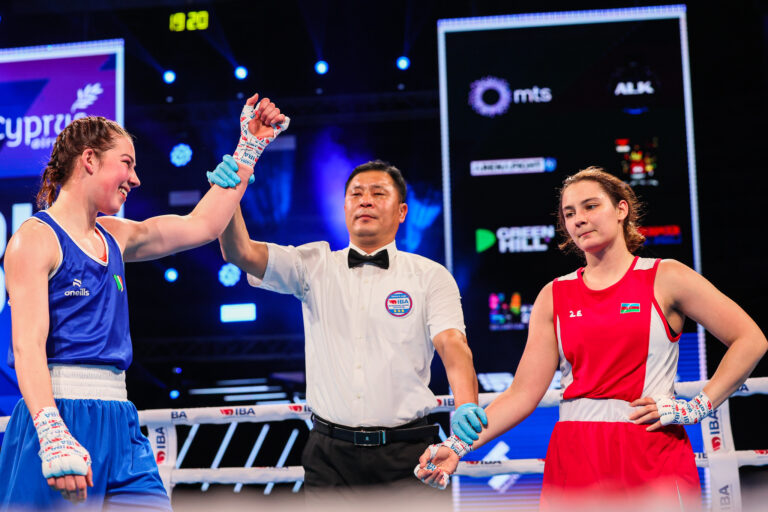 Lisa O’Rourke gets her hand raised on quest for second gold at IBA Women’s World Boxing ...
